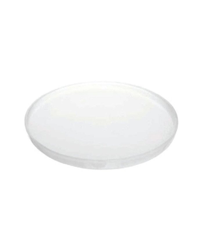 FLAT PLATE ROUND WHITE ROUND Ø26.5CM H2CM GLASS MY GLASS STUDIO