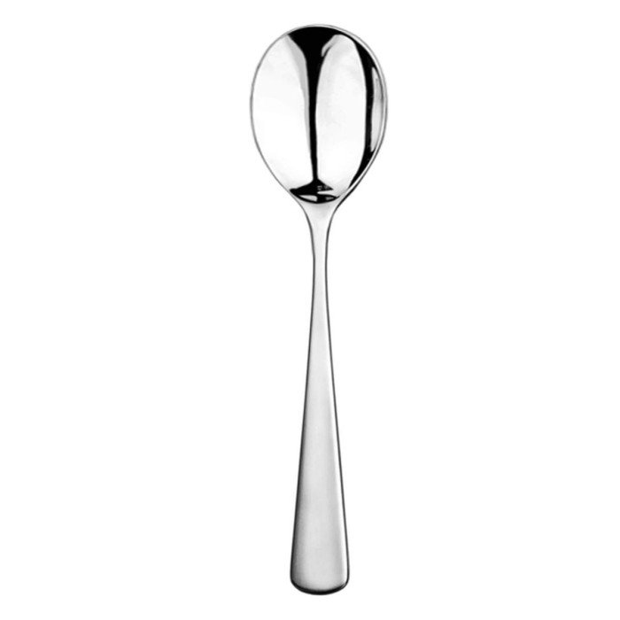 Buy SOUP SPOON ROUND THICK. 4.5MM STAINLESS STEEL MAHOGANY STUDIO ...
