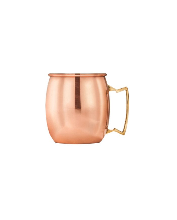 MULE MUG COPPER PLATED WITH BRASS HANDLE 53CL MOSCOW