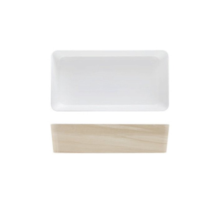 Buy OAK BENTO LID WHITE BAMBOO MELAMINE TOKYO CREATIVE | Restofair RAK