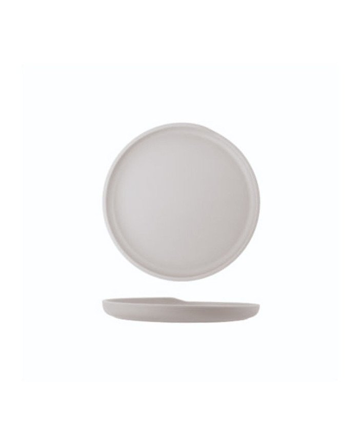 PLATE ROUND MATT WHITE Ø17CM H2.5CM MELAMINE COPENHAGEN CREATIVE