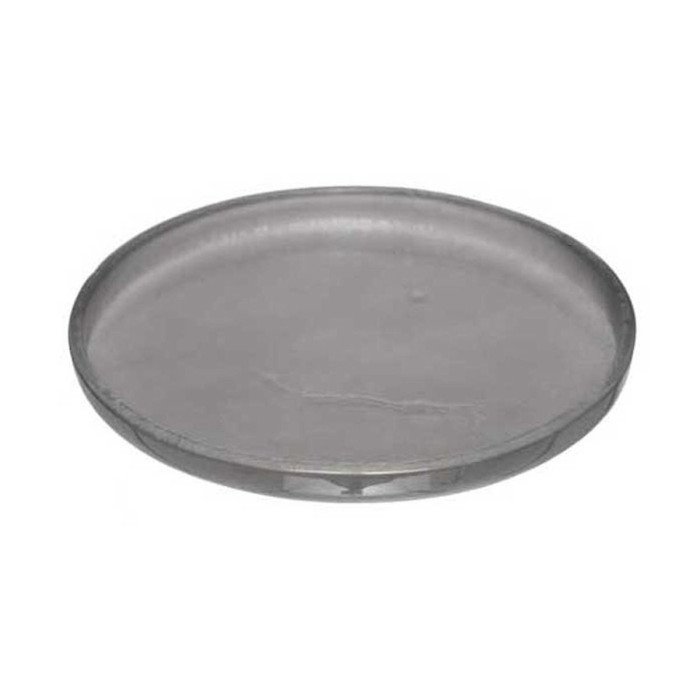 Buy FLAT PLATE ROUND NEUTRAL GRAY Ø19.2CM H2CM GLASS MY GLASS STUDIO ...