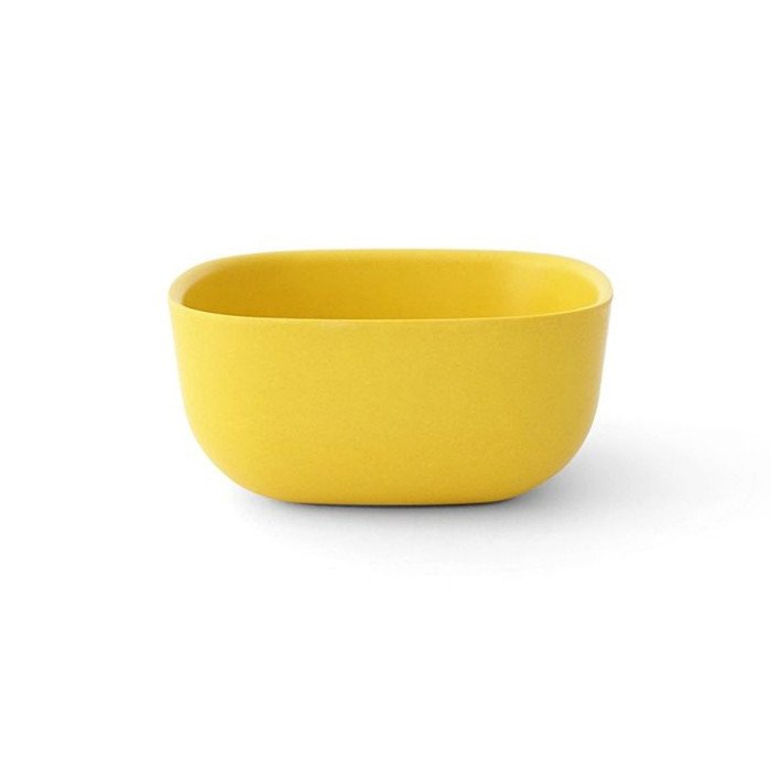Buy BOWL ROUNDED SQUARE LEMON L10 X W10 X H4CM 25CL BAMBOO FIBREWARE ...