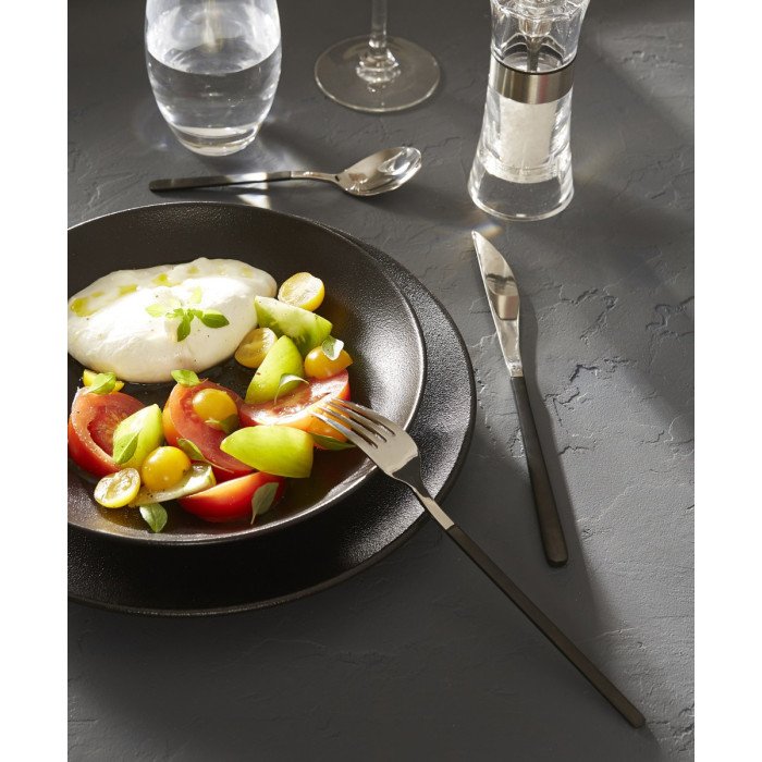 Buy BLACK PVD TABLE KNIFE WITH BLACK PVD HANDLE AROMA PRO MUNDI ...
