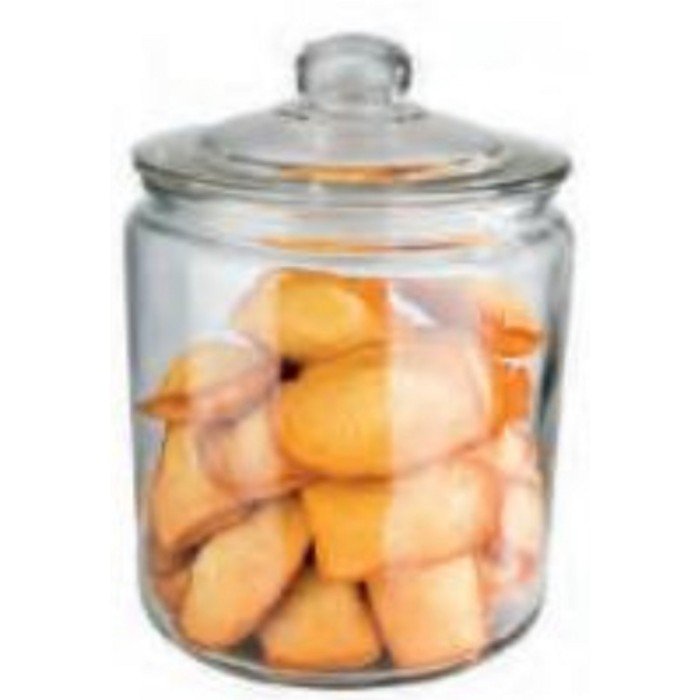 Buy CLASSIC COOKIES JAR WITH LID 4L D18XH26CM GLASS | Restofair RAK