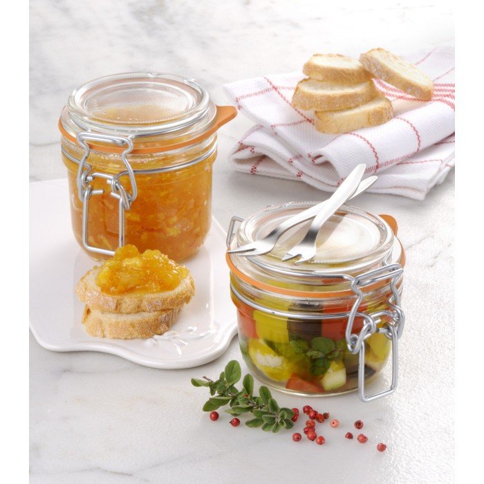 Buy PRESERVING JAR WITH HERMETIC LID 20CL GLASS | Restofair RAK