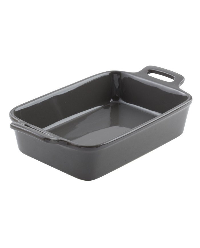 Buy Dish rectangular grey stoneware 20x14 cm Bistronome Pro.mundi ...