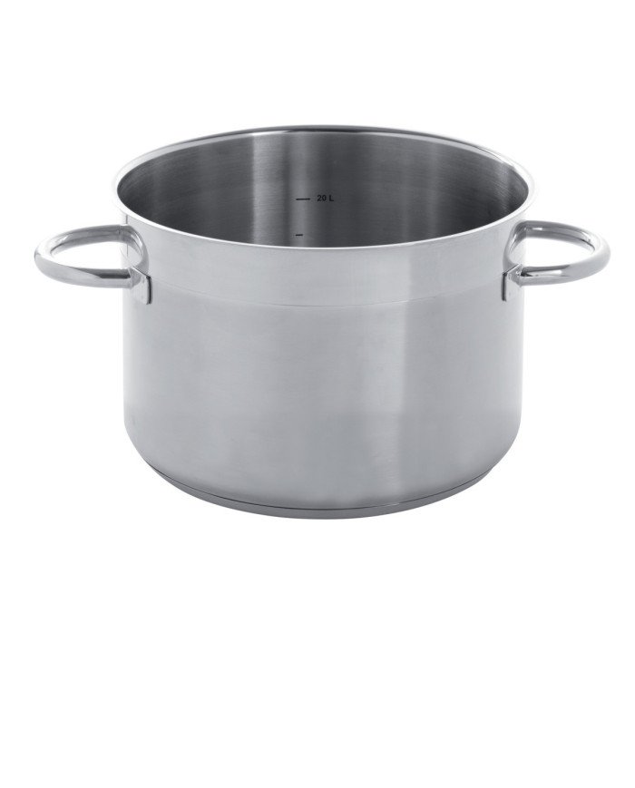 Buy Braising pan stainless steel Without release liner Without cover Ø ...