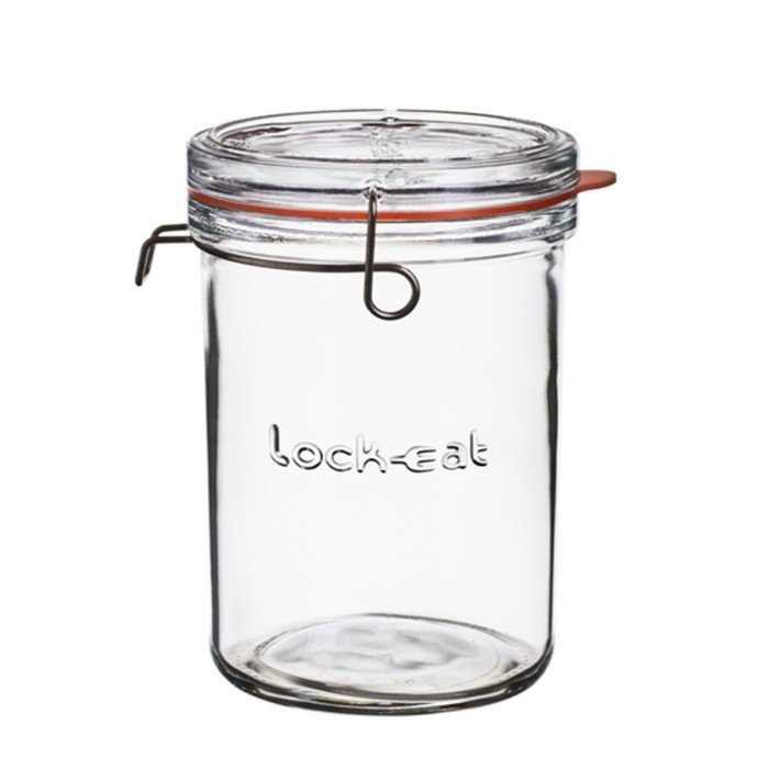 Buy FOOD JAR LOCK EAT 100 CL GLASS | Restofair RAK