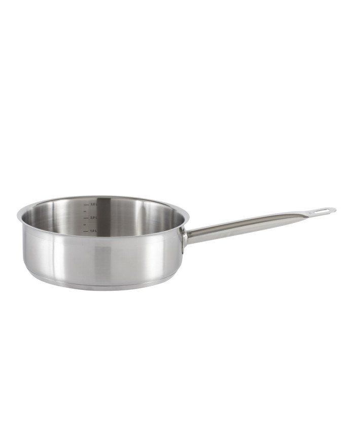 Buy Straight frying pan stainless steel Ø 32 cm 10.5 cm 8.4 L Qualiplus ...