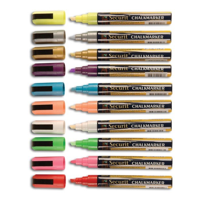 Buy Chalk marker white Securit | Restofair RAK