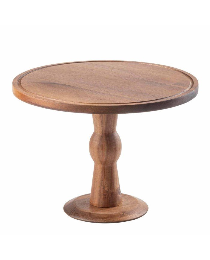 CAKE STAND ACACIA