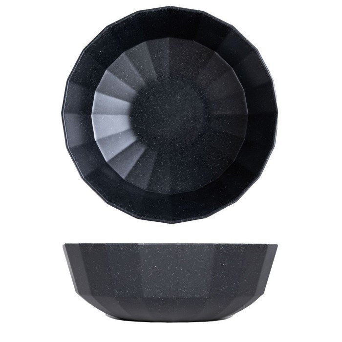 Buy BOWL SPECKLED BLACK Ø28.8CM H9.8CM MELAMINE DUBAI CREATIVE ...