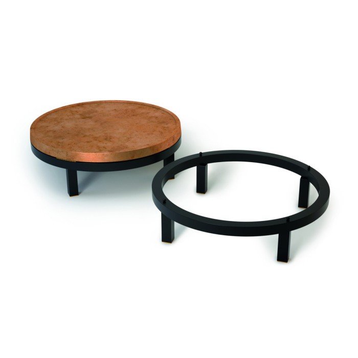 Buy Tray round copper melamine Ø 28.5 cm Utah Copper Creative Display ...