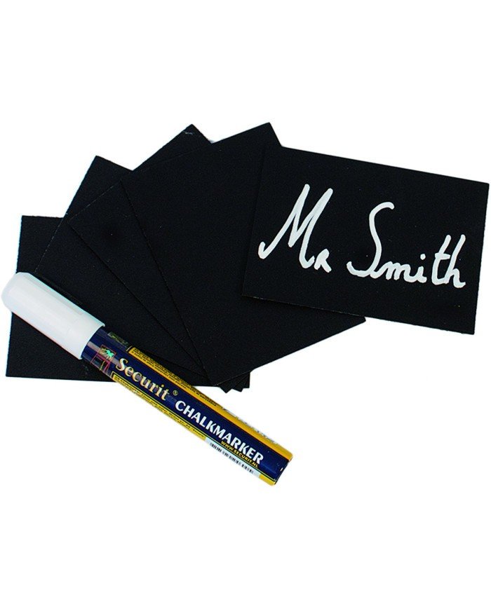 Buy Tabletop blackboard rectangular black 23.9x17.2x17.2 cm Securit (20 ...