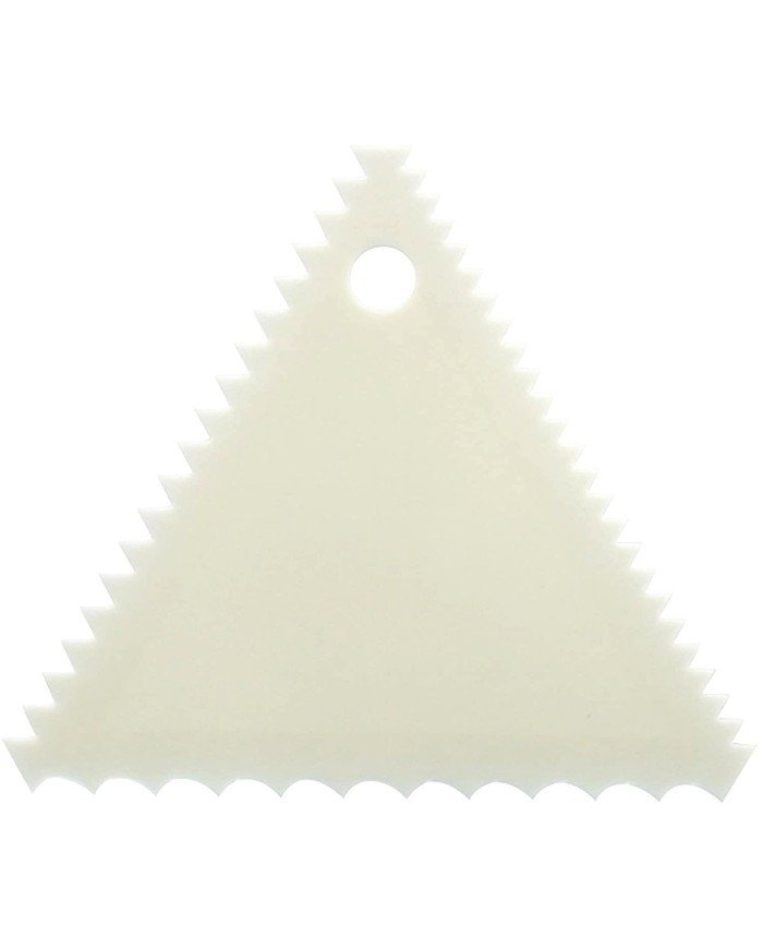 DOUGH SCRAPPER COMB TRIANGULAR 3 SIDES L10.5 X W10.5 X H10.5CM
