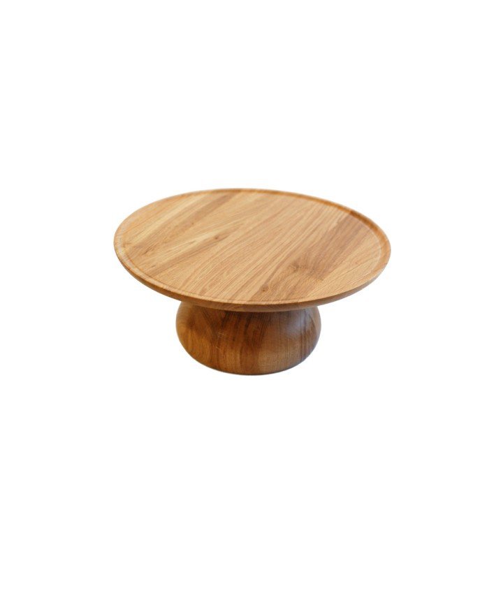 Pastry stand oak Ø32cm 13.6cm Risers Craster | Display Stand