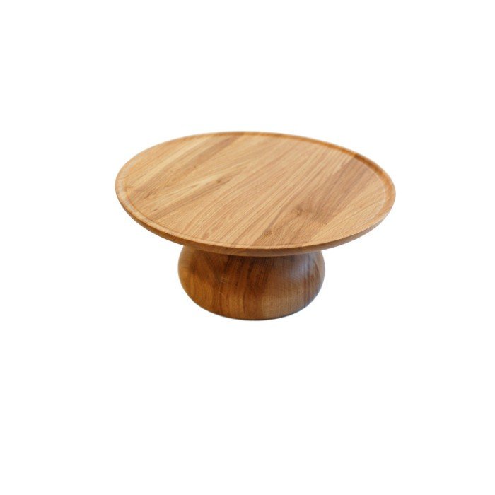 Pastry stand oak Ø32cm 13.6cm Risers Craster | Display Stand