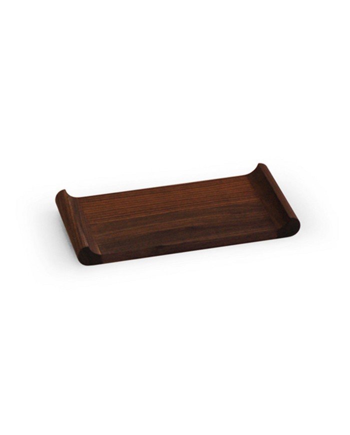 Buy TRAY PLINTH 30X30CM CANAPE WALNUT | Restofair RAK