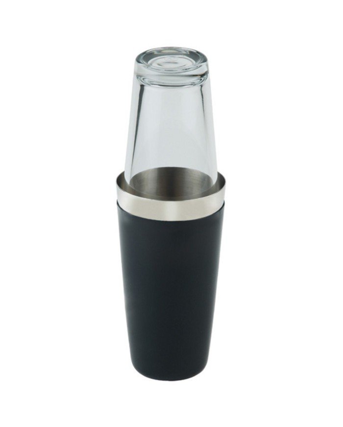 SHAKER BOSTON 70CL SST BLACK BEAKER WITH 40CL GLASS