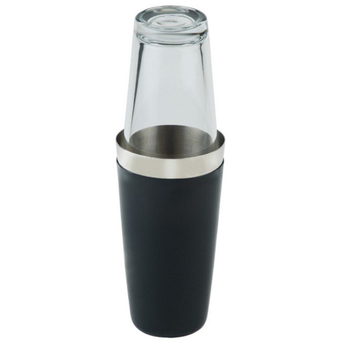 SHAKER BOSTON 70CL SST BLACK BEAKER WITH 40CL GLASS