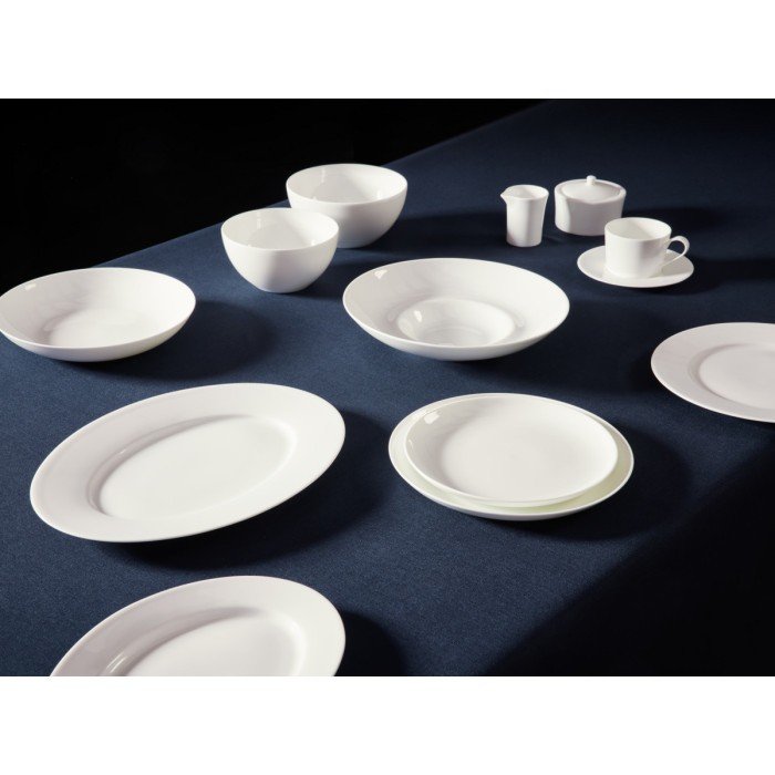 Bowl round ivory bone china 50 CL Fedra Rak