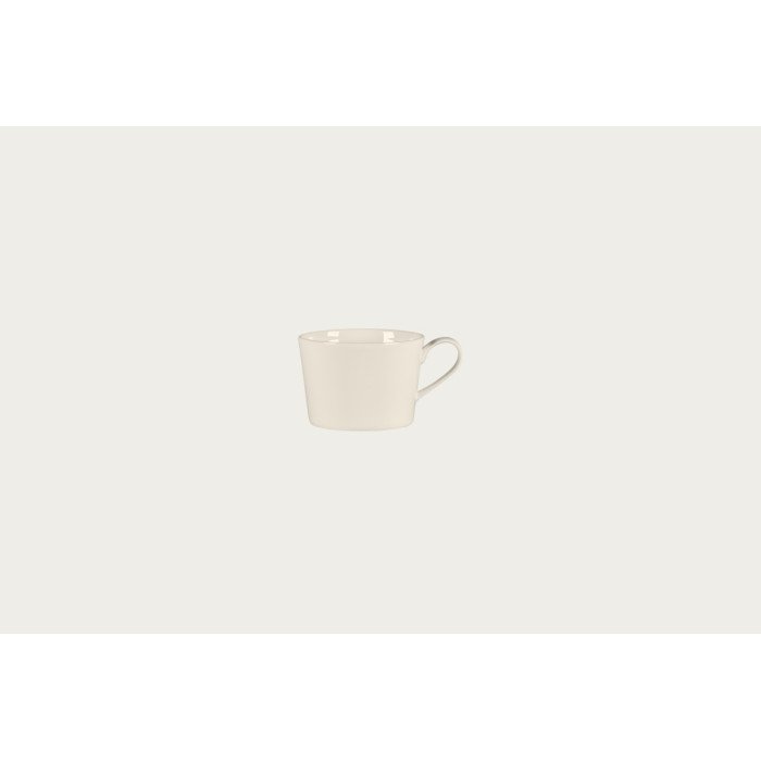 Buy Coffee / tea cup round ivory bone china 23.7 cl Fedra Rak ...