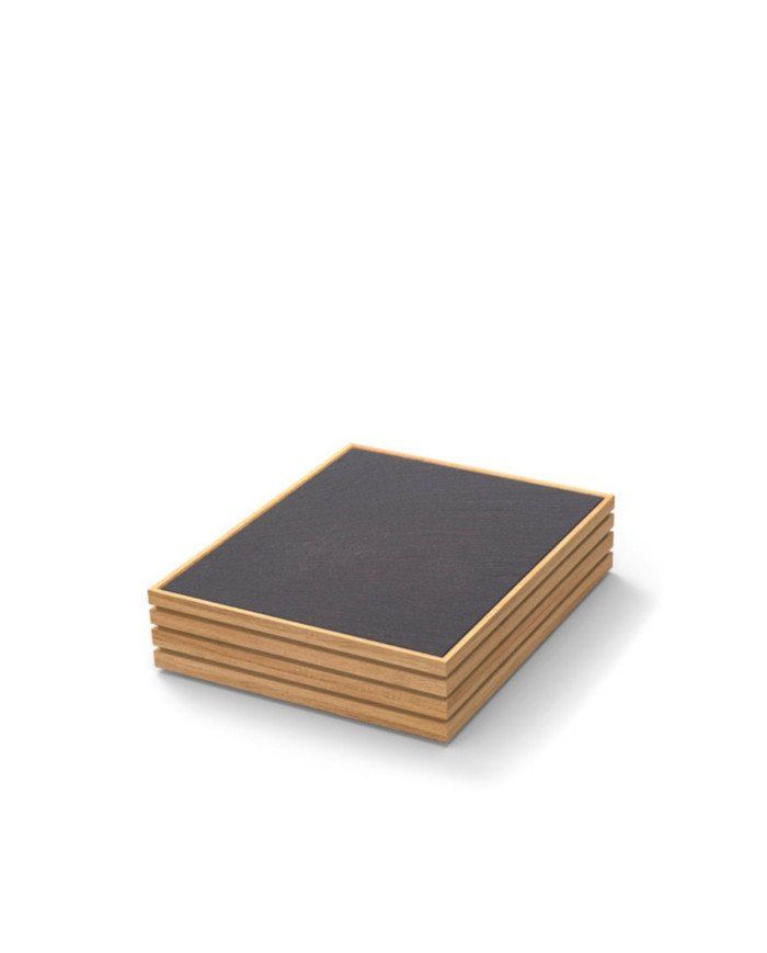 FLOW SLATE COOLING TRAY GN 1/2 OAK