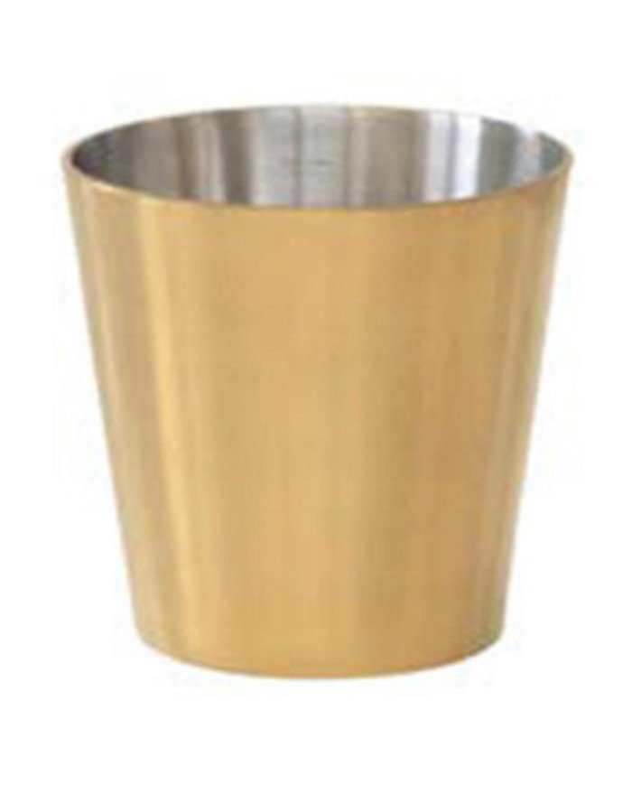 CHIP POT D10XH10CM 56CL BRASS PVD/STAINLESS STEEL