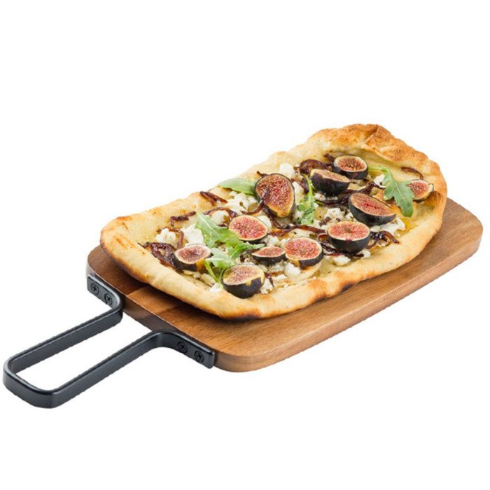 Buy INDUSTRIAL PADDLE BOARD 31X18CM WITH 12CM METAL HANDLE ACACIA ...