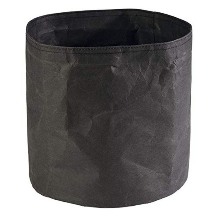 Buy BREAD BASKET BLACK PAPER BAG D24XH24CM ROBUST KRAFT PAPER ...