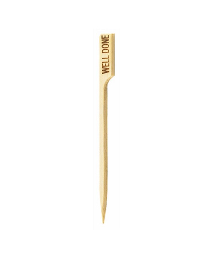 Buy PADDLE PICK WELL DONE L8.9CM BAMBOO PACK OF 100 | Restofair RAK