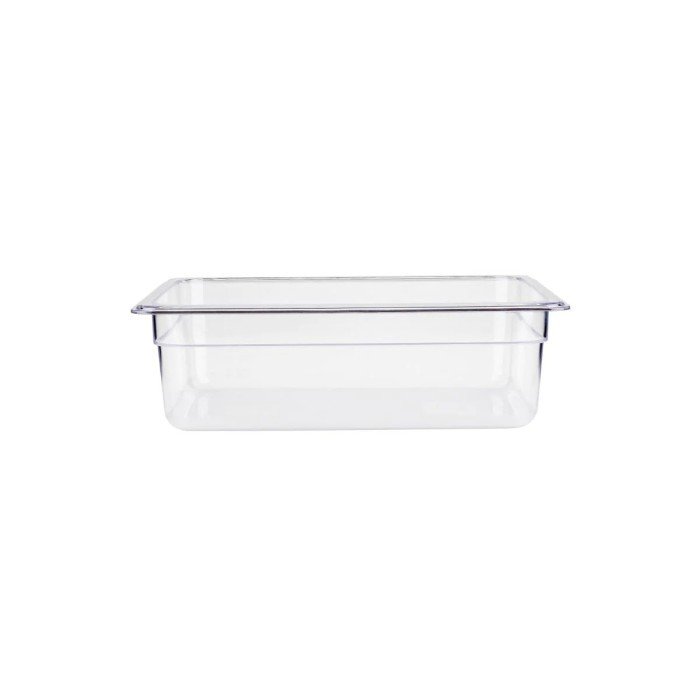 CONTAINER GN 1/1 RECTANGULAR CLEAR POLYCARBONATE