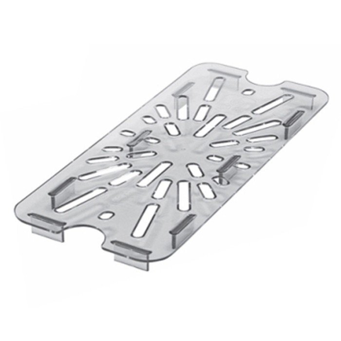 GN DRAINER 1/3 CLEAR L26.5 X W11.5CM POLYCARBONATE