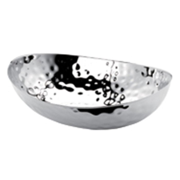 Buy HAMMERED OVAL BOWL OVAL L37.2 X W258.8 X H11CM SST | Restofair RAK