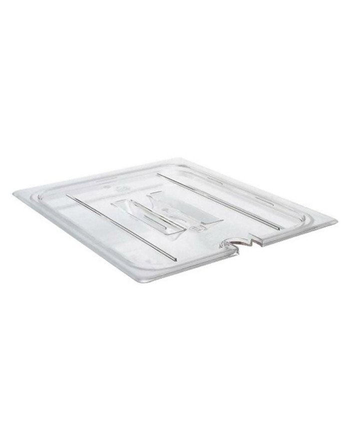 Buy NOTCHED LID WITH HANDLE GN 1/4 CLEAR POLYCARBONATE | Restofair RAK