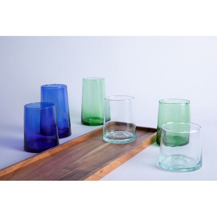 Buy HIBALL 33CL RECYCLED GLASS TRANSPARENT LILY PRO.MUNDI | Restofair RAK