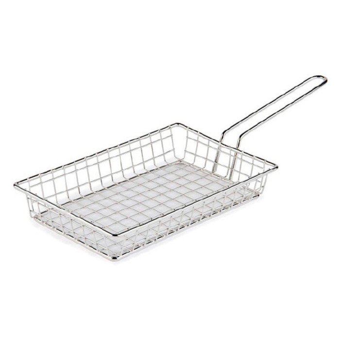 Buy FRY BASKET WITH HANDLE L10.2CM SST L24.1 X W15.2 X H3.8CM | Restofair RAK