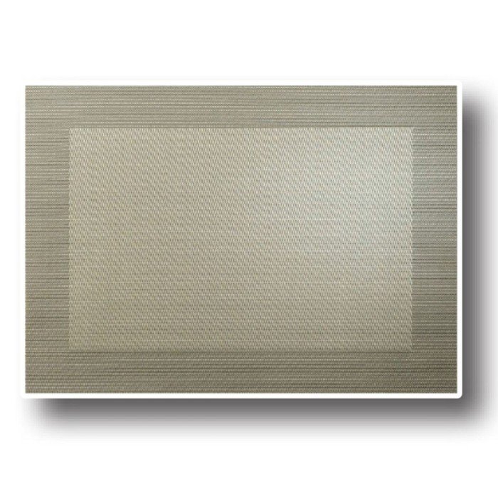 PLACE MAT BRONZE WITH RIM 33X46CM ASA SELECTION