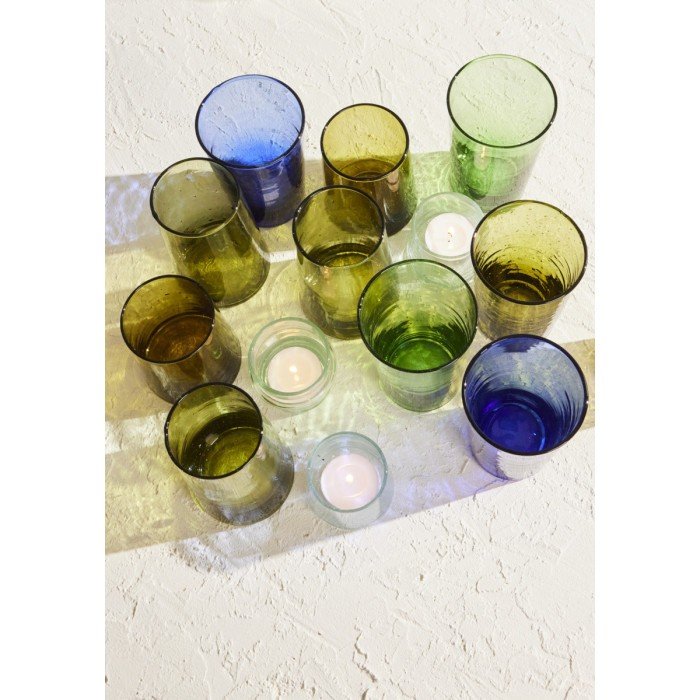 Buy HIBALL 33CL RECYCLED GLASS TRANSPARENT LILY PRO.MUNDI | Restofair RAK