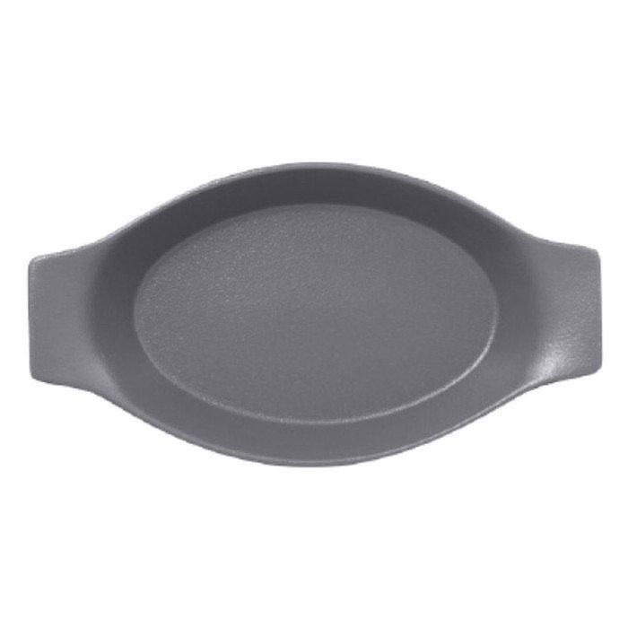 Buy EARED DISH OVAL GREY RAK STONE NEOFUSION RAK PORCELAIN | Restofair RAK
