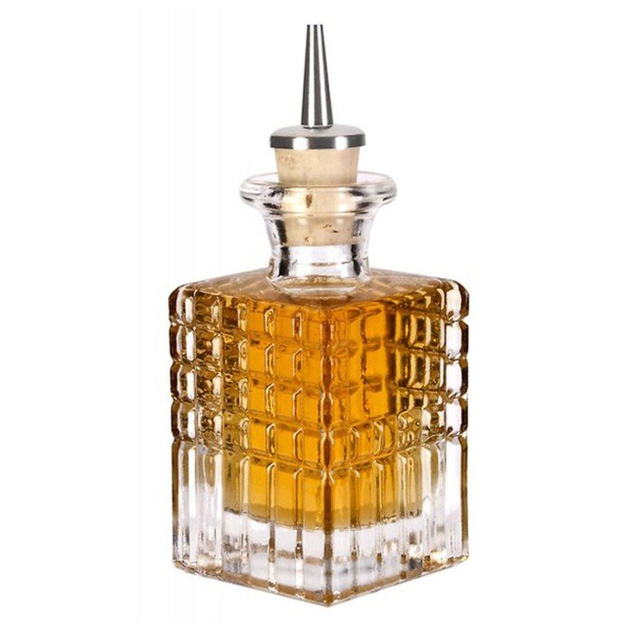 BITTER DASH BOTTLE CLASSIC SQUARE 10CL WITHOUT POURER