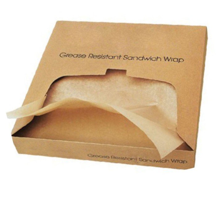 Buy DELI KRAFT PAPER GREASEPROOF 30X30CM DISPENSER OF 1000 | Restofair RAK