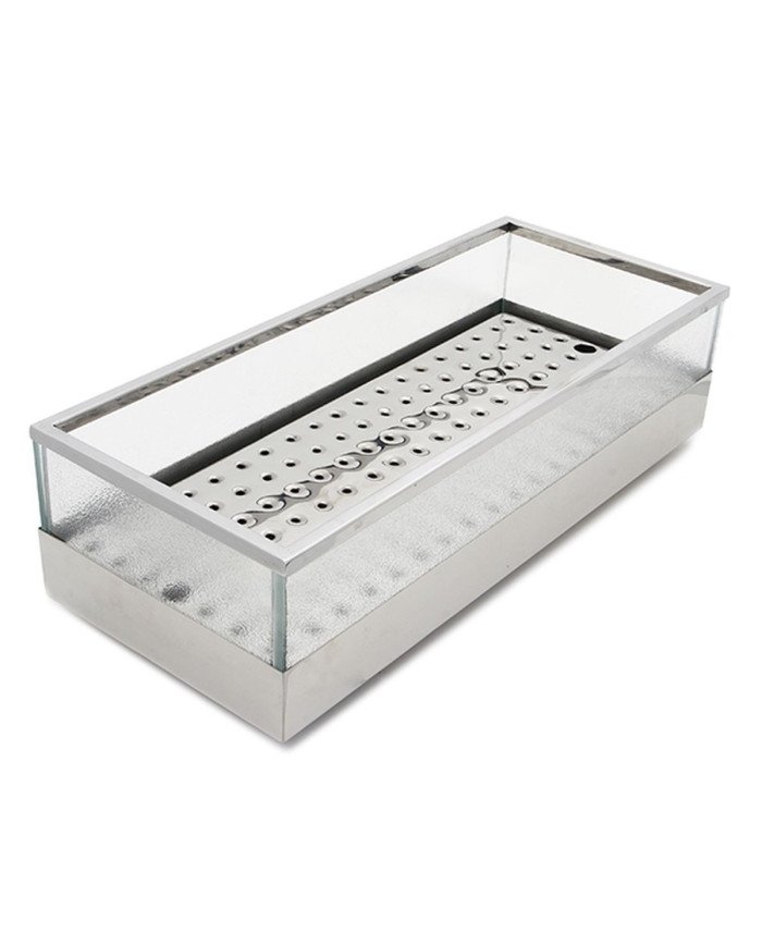 Buy ICE TRAY WITH DRAIN L60 X W45 X H14CM | Restofair RAK