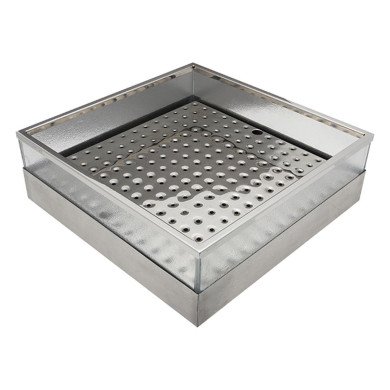 ICE TRAY WITH DRAIN L60 X W45 X H14CM