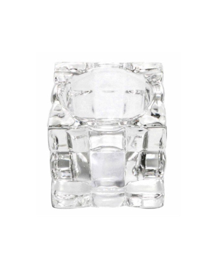 Buy TEALIGHT HOLDER CUBE 6.2X6.2X6.2CM CLEAR GLASS | Restofair RAK