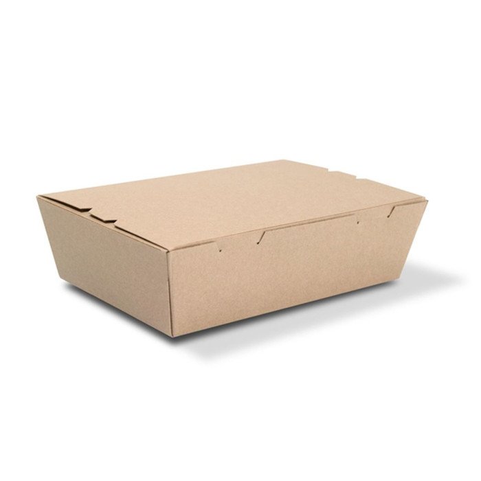 Buy LUNCH BOX WITH WINDOW PACK OF 50 BROWN L18 X W12 X H5CM 110CL ...