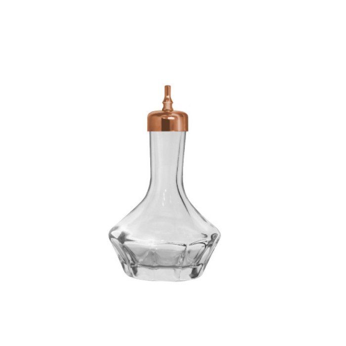 BITTER DASH BOTTLE COPPER CAP SST TEMPERED GLASS 5CL
