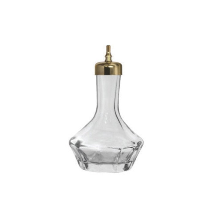 Buy BITTER DASH BOTTLE 5CL GOLD CAP SST TEMPERED GLASS | Restofair RAK
