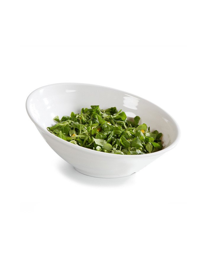 Buy FONTANA SLANTED ROUND BOWL WHITE L35.5 X W32 X H14.5CM MELAMINE ...